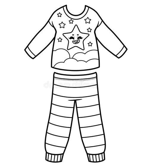 Pajamas Coloring Stock Illustrations 1 338 Pajamas Coloring Stock