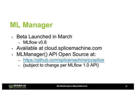 Splice Machines Use Of Apache Spark And MLflow