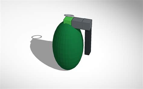 3d Design Frag Grenade Tinkercad