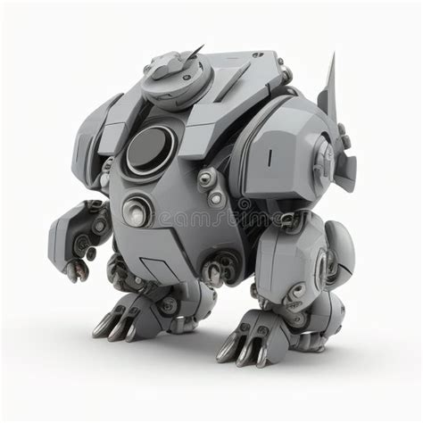 Adorable Mini Robot Stock Illustration Illustration Of Digital 273178023