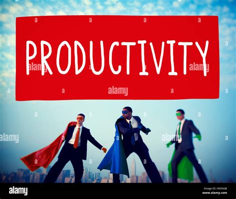 Productivity Production Capacity Efficiency Concept Stock Photo Alamy