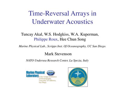 Pdf Coherent Mimo Time Reversal Communications In Shallow Water