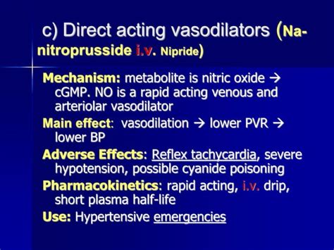 Antihypertensive Agents Drugs Classification Ppt