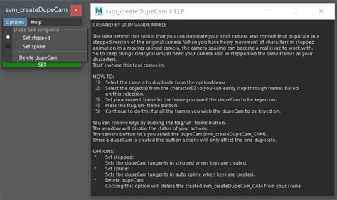 svm createdupecam for maya free animation scripts plugins downloads