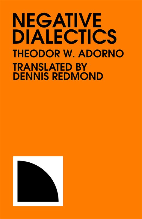 Negative Dialectics Pdf Epub Version Controses Store