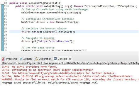 How To Save A Web Page With Selenium Using Java Geeksforgeeks