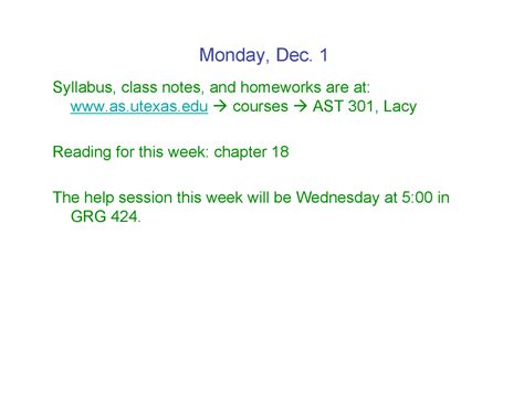 The Greenhouse Effect Lecture Slides Ast 301 Docsity