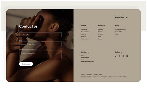 Beautify And Co Beauty Html5 Responsive Website Template