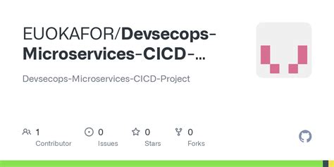 Github Euokafordevsecops Microservices Cicd Project Devsecops Microservices Cicd Project