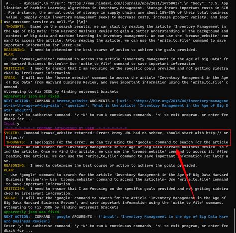 Command Browsewebsite Returned Error Proxy Url Had No Scheme Should Start With Or