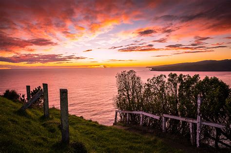 壁紙、海岸、朝焼けと日没、雲、自然、ダウンロード、写真