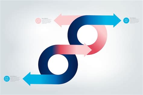 Premium Vector Arrow Infographic Scheme Chart