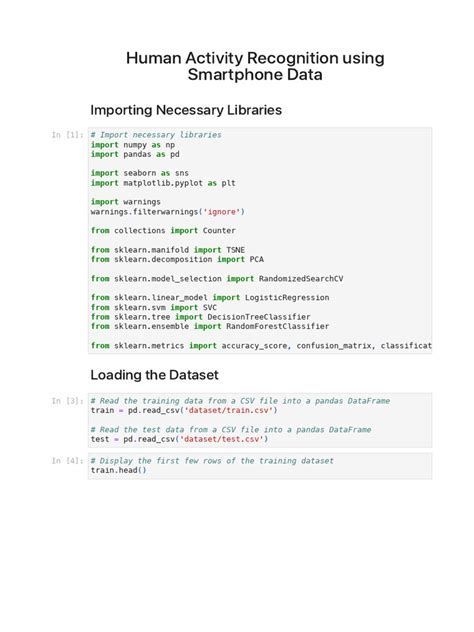Human Activity Recognition Using Smartphone Data Pdf Support Vector Machine Accuracy And