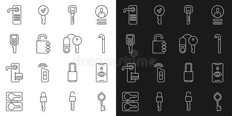 Set Line Old Key Eye Scan Crowbar Key Safe Combination Lock Car With Remote Digital Door