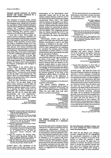 The Biphasic Spirogram A Clue To Unilateral Narrowing Of A Mainstem