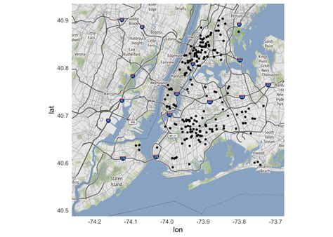 Drawing Raster Maps With Ggmap Computing For Information Science