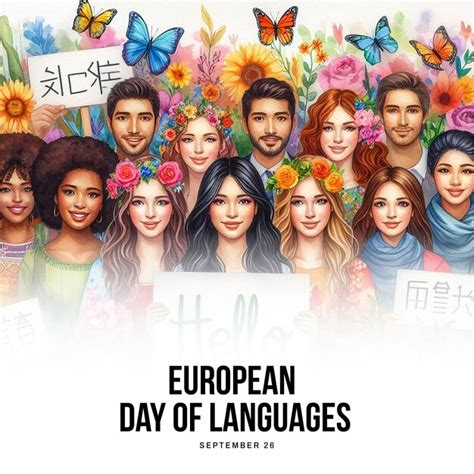 European Day Of Languages Social Media Post Banner Poster Template