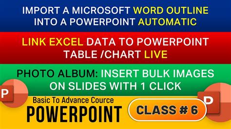 Link Excel Data Into Powerpoint Live Batch Slide Creation From Word