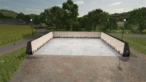 Lighted Bunker Silo V FS Net