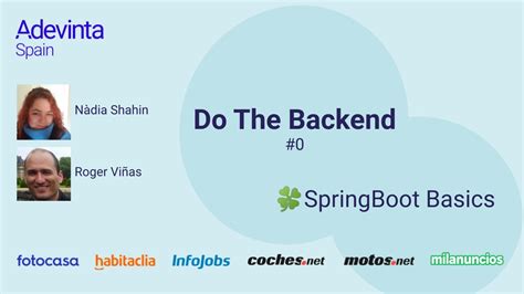 Do The Backend 0 🍀 Springboot Basics Youtube