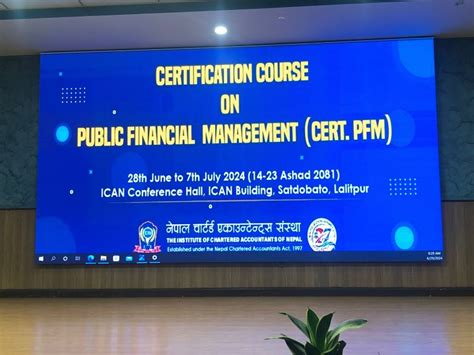 Ca Advocate Saroj Bhandari On Linkedin Pfm Ican Certification