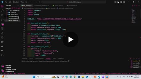 Api Testing Project Book Management System With Python And Pytest