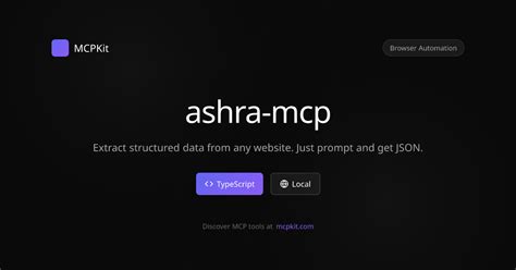 Ashra Mcp Browser Automation Mcp Tool Mcpkit Mcpkit Mcp Tools