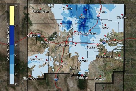Noaa Winter Storm Warning For Taos Up To 14″ Forecasted