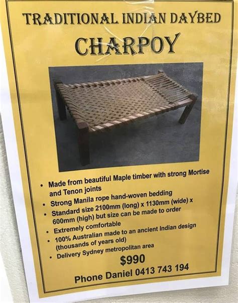 Australian Ad Is Selling A Desi Khatiya For ₹50k And The Internet Is