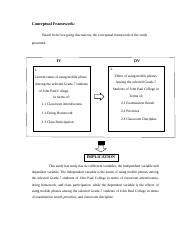 6 Conceptual Framework Docx Conceptual Framework Based From Fore Going Discussions The