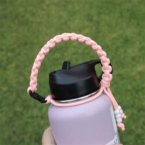 Glow In The Dark Hydro Flask Handle Pastel Pink Paracord Etsy Crafts To Make Hydroflask