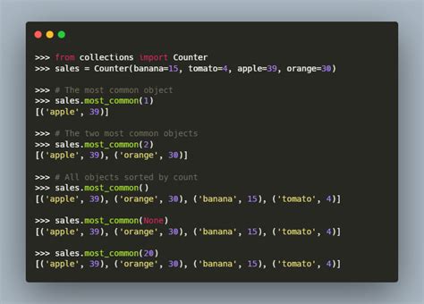 Real Python On Twitter 🐍⚙ Python Tricks Counting Objects If You