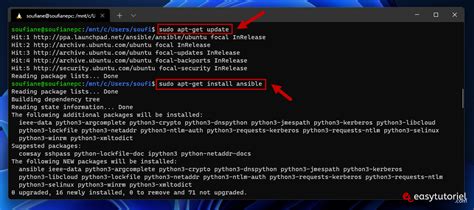 Comment Installer Ansible Sur Windows 11 Easytutoriel