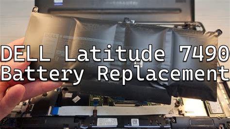 Dell Latitude 7490 Battery Replacement Youtube