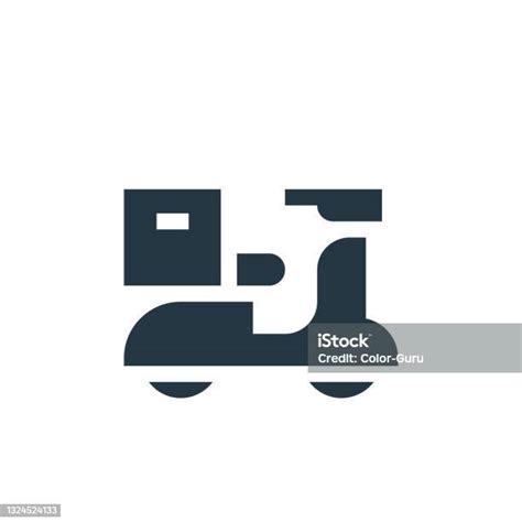 스쿠터 아이콘 웹 사이트 디자인 및 모바일 앱 개발 인쇄를위한 글리프 스쿠터 아이콘 흰색 배경에 격리 된 컬렉션을 공유 채우기에서 스쿠터 아이콘 도로에 대한 스톡 벡터 아트