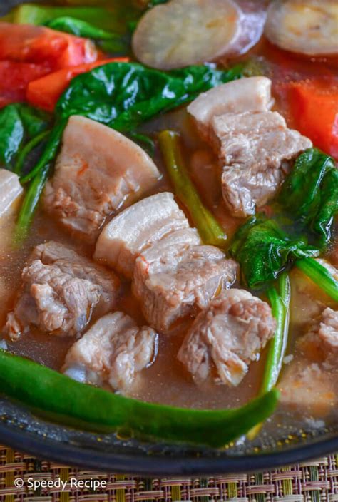 Sinigang Na Baboy Pork Sinigang Recipe