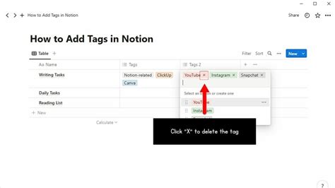 How To Add Tags In Notion 2025
