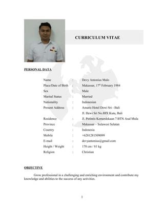 Curicculum Vitae New PDF