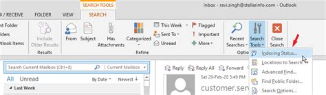 fix outlook 365 search not working shadowbinger