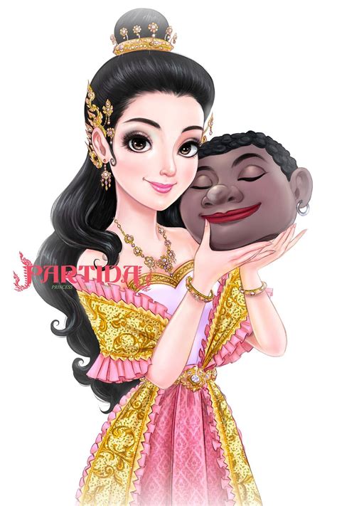 Partida Sixfanarts วาดภาพ เล่าเรื่องนางในวรรณคดี ลำดับที่ 4 รจนา จากเรื่อง สังข์ทอง