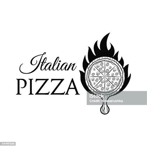 이탈리아 피자 라벨 배지 피자 가게 디자인 요소 벡터 일러스트레이션 단순함에 대한 스톡 벡터 아트 및 기타 이미지 단순함 두발자전거 드로잉 Istock