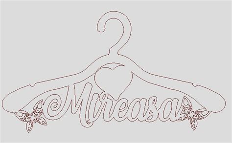 Laser Cut Dxf Files Cnc Router For Bride And Groom Clothes Hanger Wedding Personalize Them