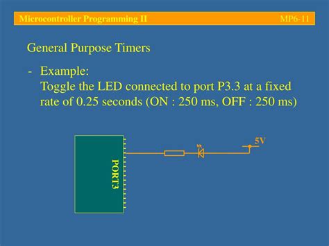 Ppt Microcontroller Programming Ii Mp6 1 Powerpoint Presentation