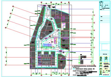 某地商场大堂公共空间装修设计施工图商业建筑土木在线