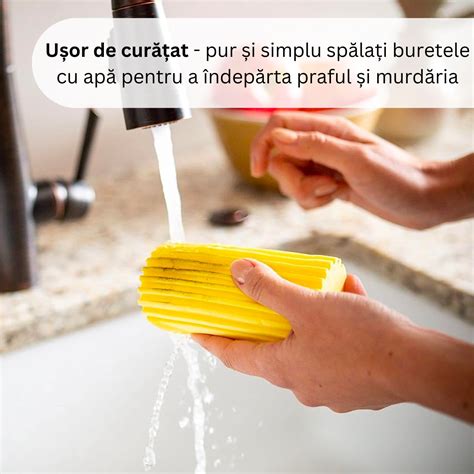 Гъба за почистване на прах Scrub Daddy Damp Duster 11 5 X 6 X 4 см Emag Bg