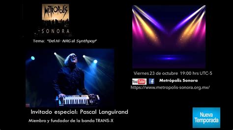 Entrevista Con Pascal Languirand De Trans X Youtube