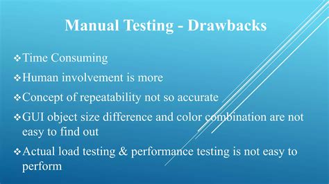Manual Vs Automation Testing Pptx
