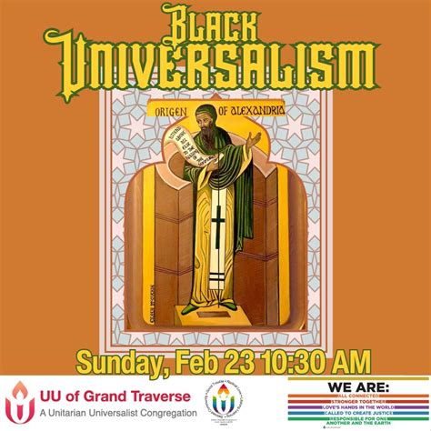 Black Universalism By Rev Alex Jensen