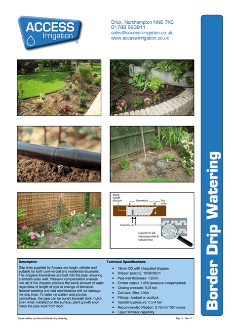 Border Irrigation Border Watering Systems