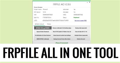 Frp Bypass Files On Linkedin Ifrpfile All In One Tool V285 Aio Download Icloud Bypass Latest